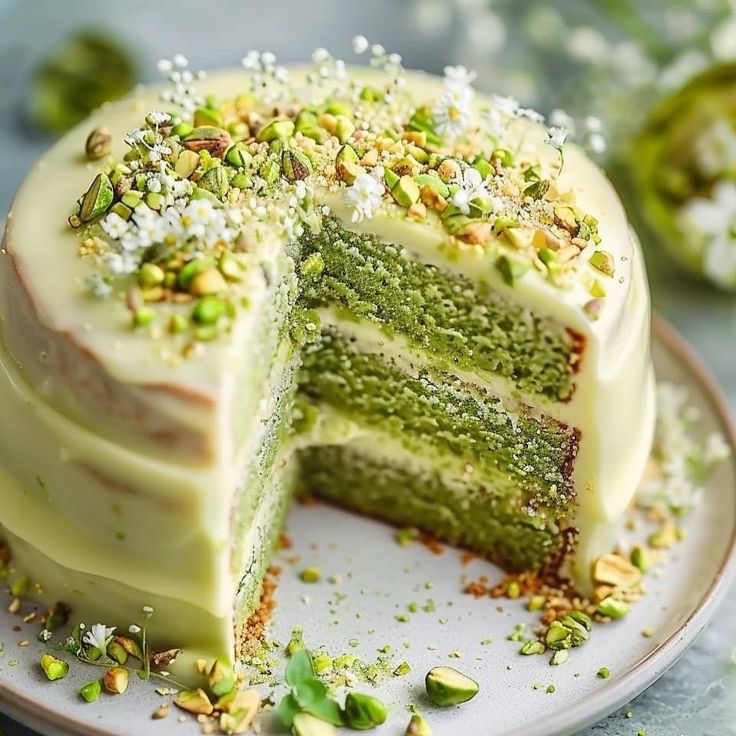 Homemade Pistachio Cake Recipe Nutty And Nice Dingonuts Homemade Pistachio Cake Recipe Nutty And Nice Dingonuts
