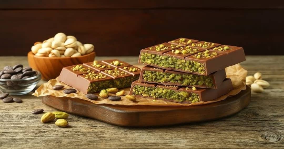 Pistachio Kunafa Chocolate Bar: How to Make Dessert - dingonuts